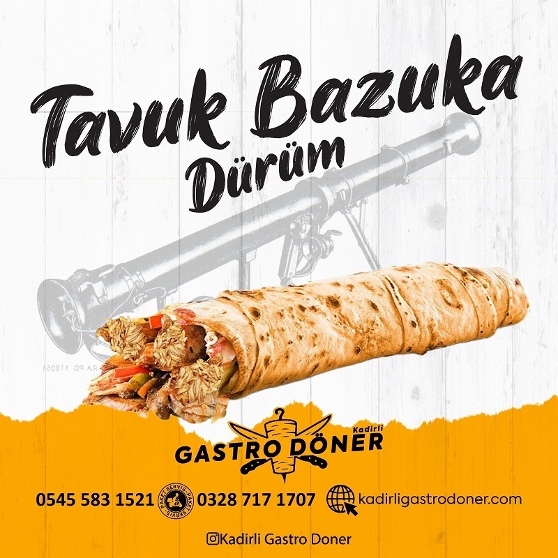 Tavuk Bazuka - Kadirli Gastro Döner