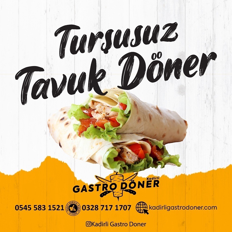 Tavuk Yarım Döner - Kadirli Gastro Döner
